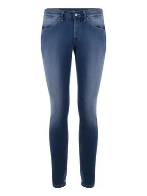 DONDUP Straight-leg Skinny-cut Jeans - Blue