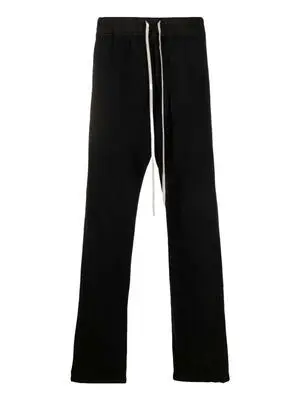 Rick Owens Pusher Straight-leg Cotton Trousers - Black