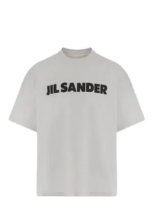 JIL SANDER Logo T-shirt - Gray