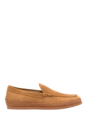 TOD'S Tod's Suede Loafers Camel
