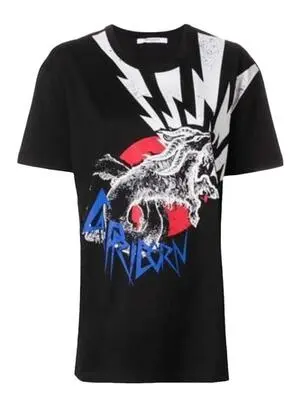 Givenchy Short Sleeve Graphic T-shirt - Black