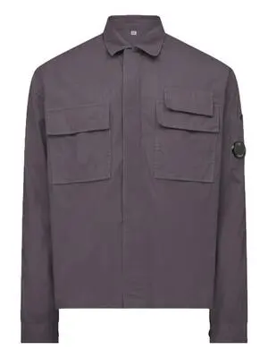 C.P. COMPANY Long-sleeved Casual Jacket - Black