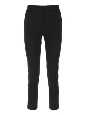Max Mara Cropped Tailored Trousers - Black