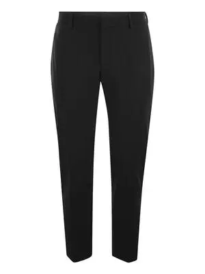 PT TORINO Pleated Tailored Trousers - Black