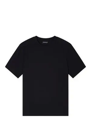 Emporio Armani All-over Logo Jacquard T-shirt - Black