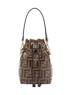 Fendi Mon Tresor Mini Bucket Bag - Black