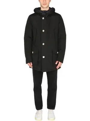 Woolrich Arctic Hooded Down Parka - Black