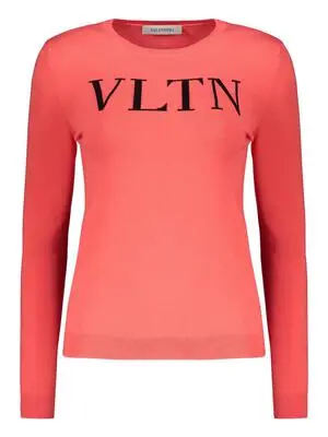 Valentino Garavani Vltn Crewneck Jumper - Pink