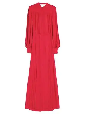 Valentino Garavani Long-sleeved Georgette Gown - Red