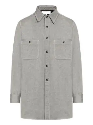 MAISON MARGIELA Buttoned Sleeved Shirt - Gray