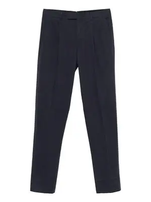 Zegna Belt-loop Casual Pants - Black