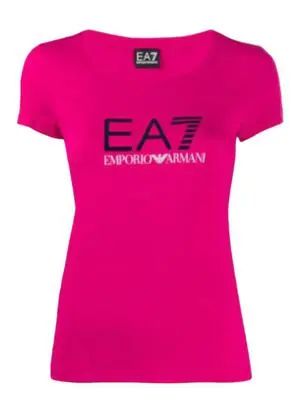Emporio Armani Short Sleeve T-shirt - Pink