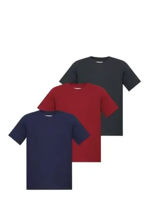 MAISON MARGIELA 3 Pack Crewneck T-shirts - Multicolor