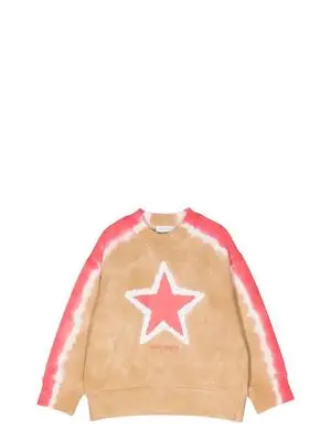 PALM ANGELS Palm Angels Star Tie-Dye Print Sweatshirt