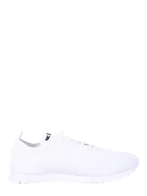 Kiton White Lace-up Sneakers - Gray