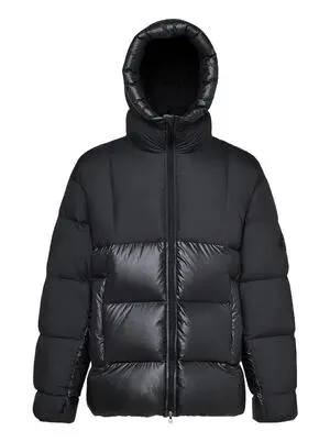 Pyrenex Long Sleeve Hooded Quilted Jacket - Black
