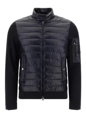 Herno Zip-up Padded Down Jacket With High Collar - Black