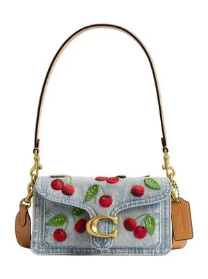 COACH Tabby Shoulder Bag With Cherry Embroidery - Gray