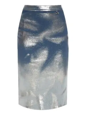 DIESEL® Diesel Loose Waist Skirt With Logo Embellishment