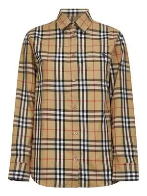Burberry Long-sleeve Checked Shirt - Multicolor