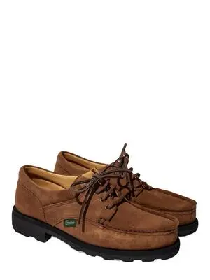 Paraboot Paraboot Round-Toe Suede Loafers Brown