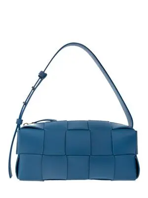Bottega Veneta Small Brick Cassette Shoulder Bag - Blue