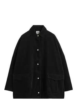 TOTEME Oversized Button-up Jacket - Black