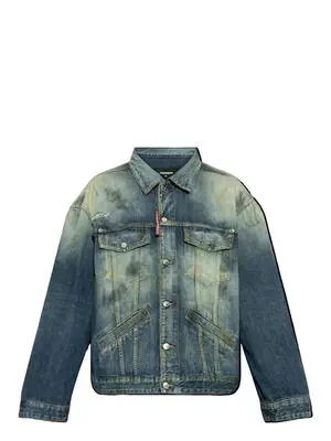 Dsquared2 Long-sleeve Denim Trucker Jacket - Blue