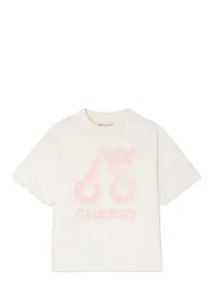 Bonpoint Cherry Printed T-shirt - Cream-white