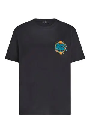 Etro Pegaso Embroidered Crewneck T-shirt - Black