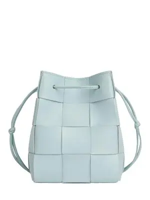 Bottega Veneta Cassette Small Shoulder Bag - Water Duck Blue