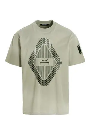 A-COLD-WALL* Gradient Logo Printed Crewneck T-shirt - Gray