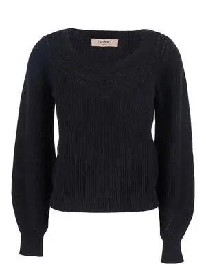 TWINSET Twinset Long Sleeve Pullover With V-Neck