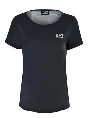 EA7 Printed Short Sleeve T-shirt - Black