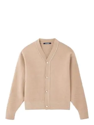 Jacquemus Doppio Button-up Cardigan - Nude