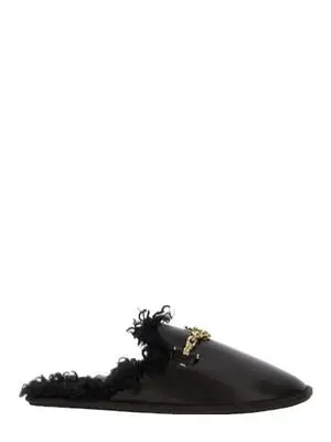 Stella McCartney Ryder Backless Slip-on With Chain Detail - Brown