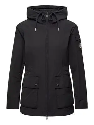 Moncler Leandro Hooded Parka Jacket - Black