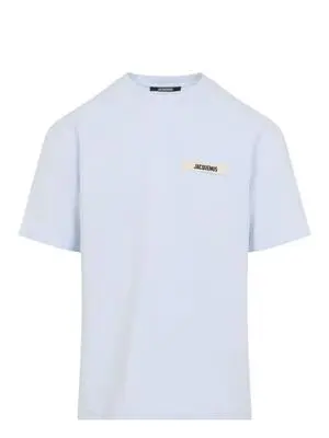 Jacquemus Logo Patch Crewneck T-shirt - Blue