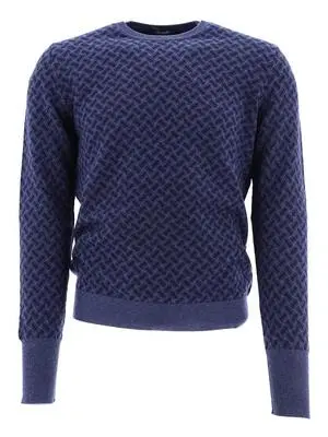 DRUMOHR Crew Neck Cashmere Sweater - Black