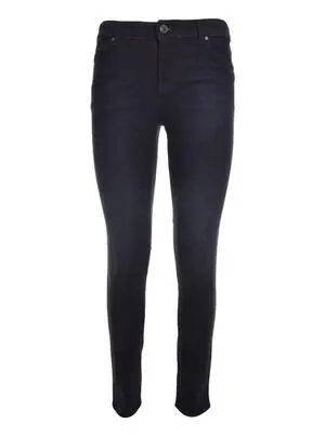 Emporio Armani Logo Detail Denim Jeans - Black