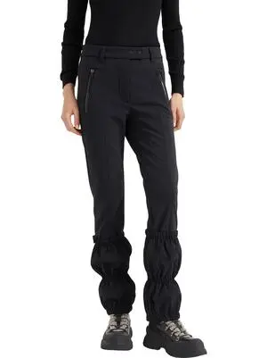 Brunello Cucinelli Mountain Trousers With Zipper Detail - Black