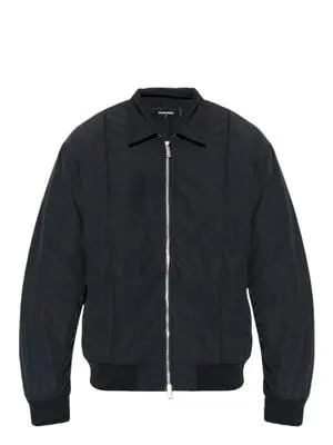 Dsquared2 Zip-up Bomber Jacket - Black