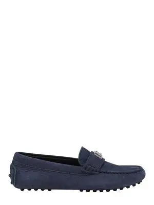 Dolce & Gabbana Logo Plaque Leather Loafers - Black