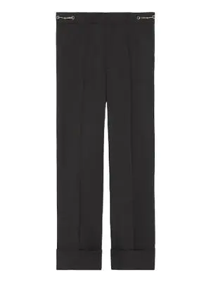 GUCCI Gucci Slim Horsebit Detail Tailored Pants