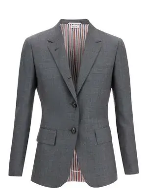 Thom Browne Thom Browne Single-Breasted Twill Blazer Medium Grey