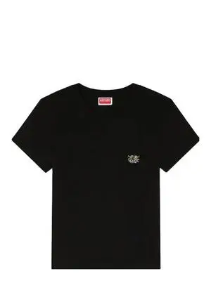 Kenzo Gots Wild Tiger Printed Crewneck T-shirt - Black