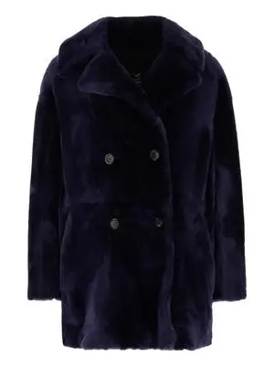 BLANCHA Blancha Long Sleeved Double Breasted Coat