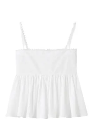 Jacquemus Traversin Sleeveless Top - White