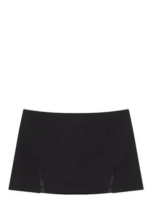 Givenchy Sliced Mini Skirt - Black