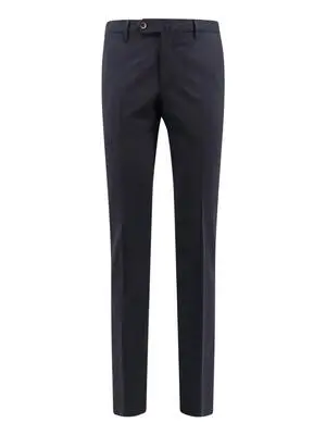 PT TORINO Slim Tailored Trousers - Black